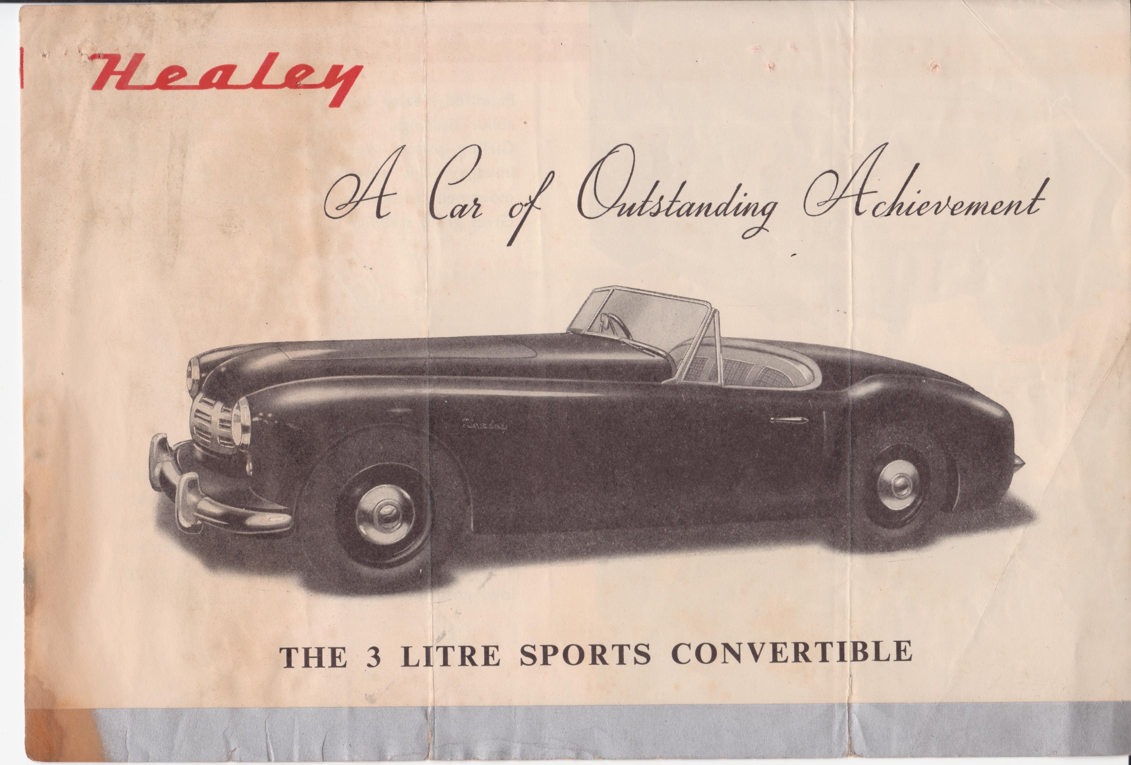 The Healey Alvis – Alvis Archive