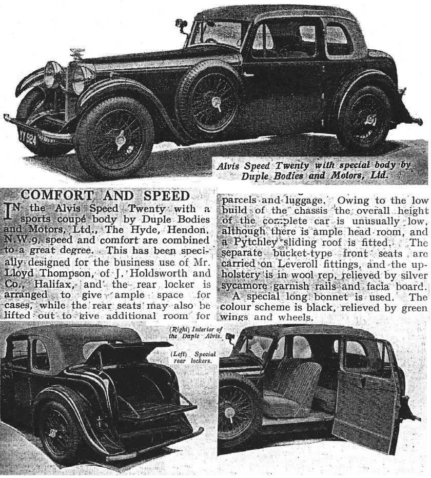 COACHWORK – Alvis Archive